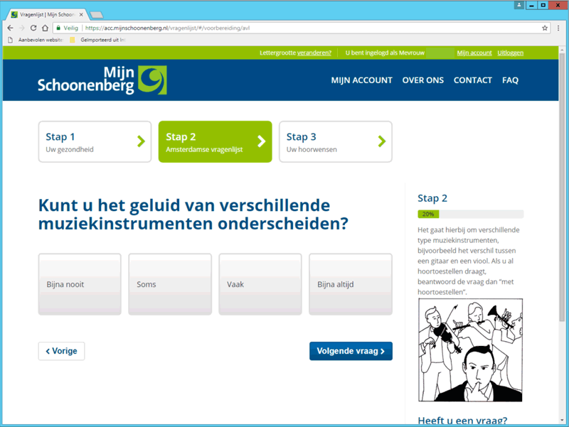 Mijn HoorSupport | De online omgeving van Schoonenberg